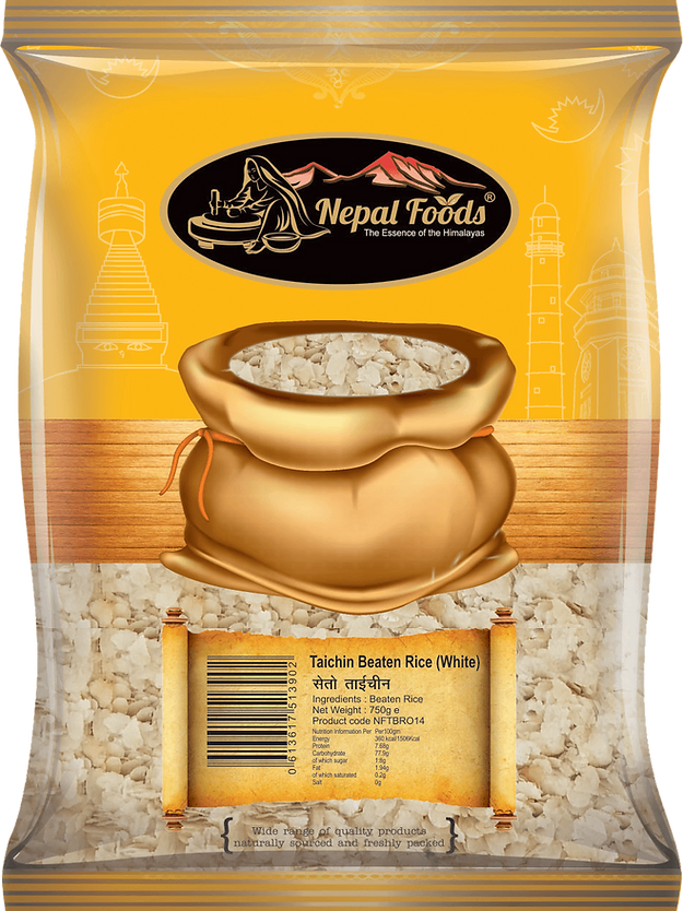 WHITE BEATEN RICE(BHAKTAPURE CHEURA)700G - The Rising Store